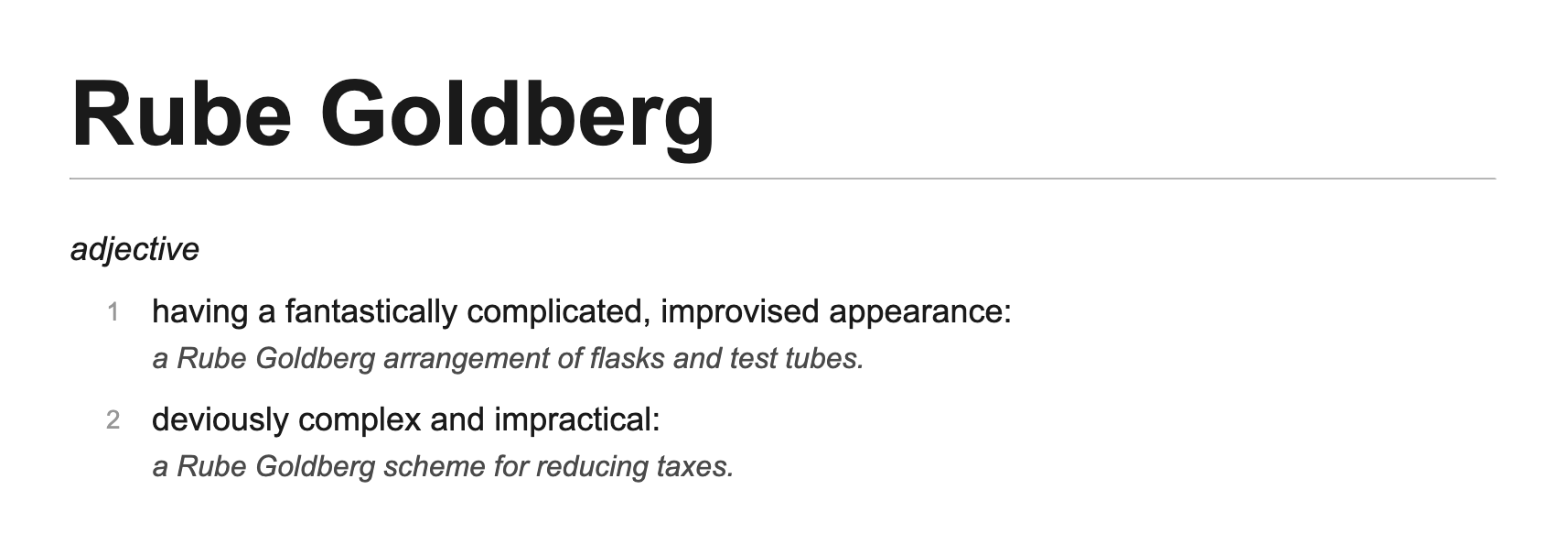 Rube Goldberg Serverless